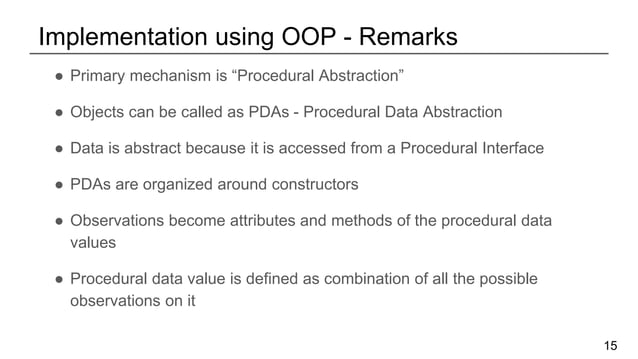 FP vs OOP : Design Methodology by Harshad Nawathe | PPT