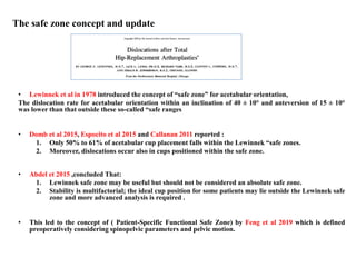 Acetabular component alignment guide in total hip replacement | PPT