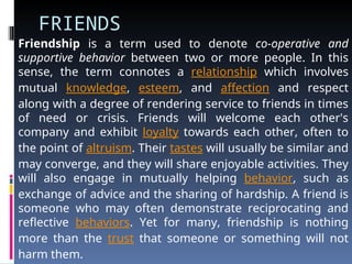 FRIENDSHIP.TALK 2. RECOLLECTION MODULE FOR STUDENTS | PPT