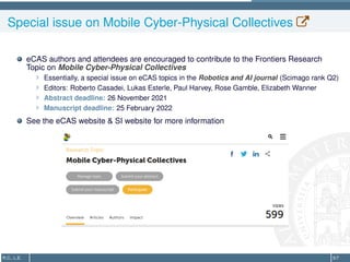 6th eCAS workshop on Engineering Collective Adaptive Systems | PDF | Computing | Technology ...
