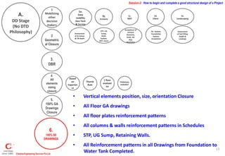 How to begin and complete a good structural design of a Project | PPTX