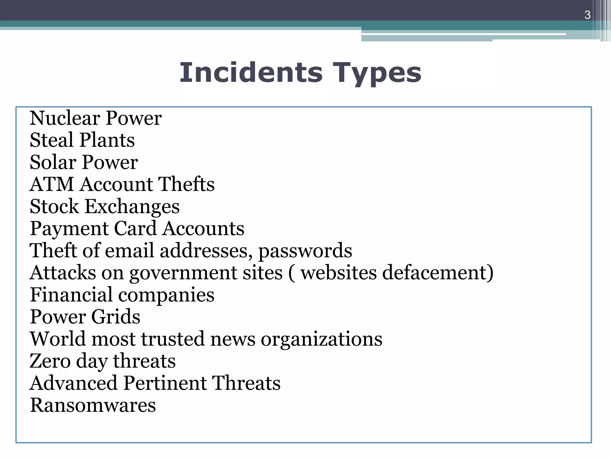 INCIDENT HANDLING IN ORGANISATIONS | PDF