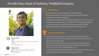 Story of hiring great data scientists - Srinidhi Rao (Senior Partner ...