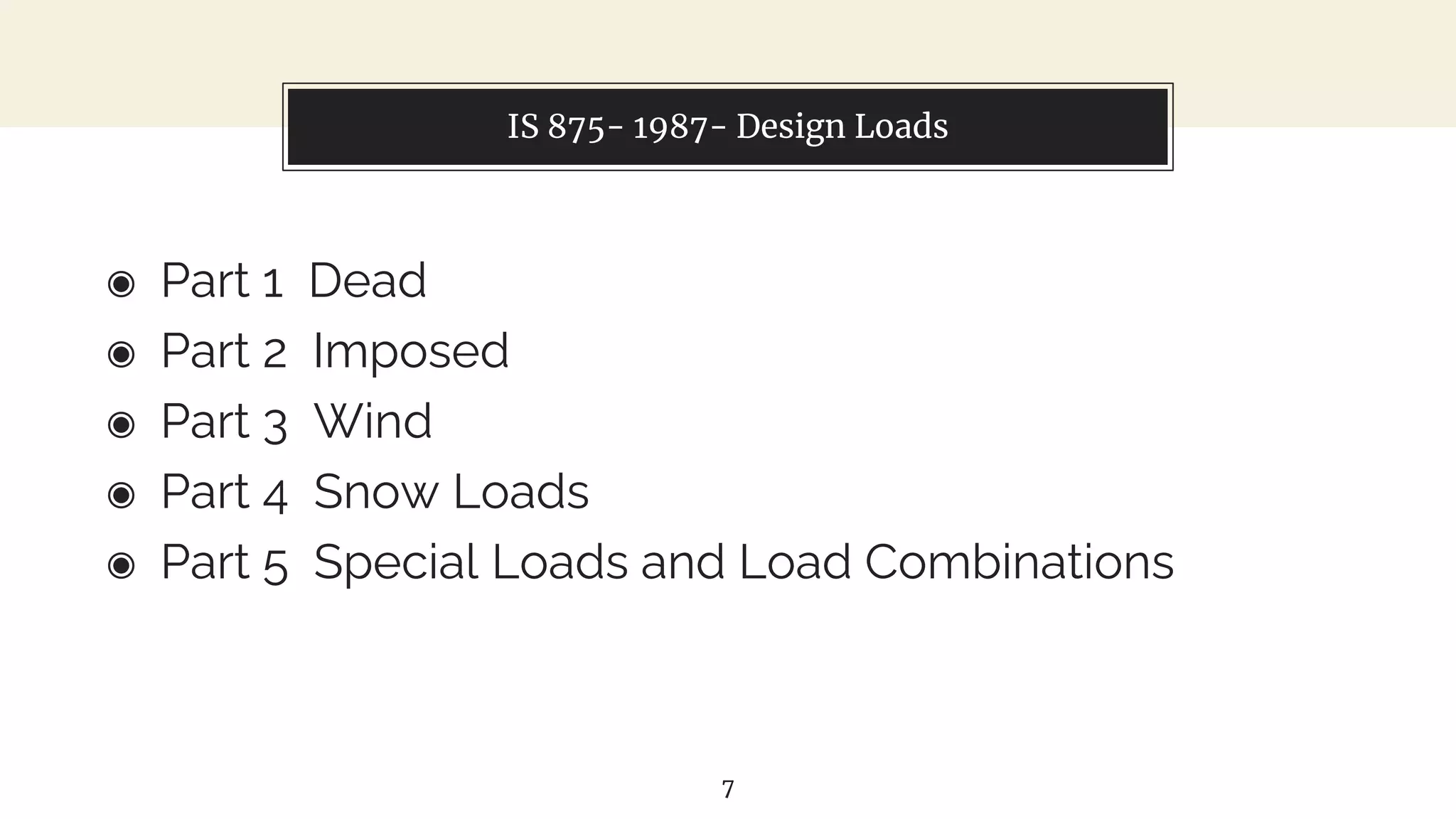 Computation of Loads on Buildings of Different Typologies | PPT