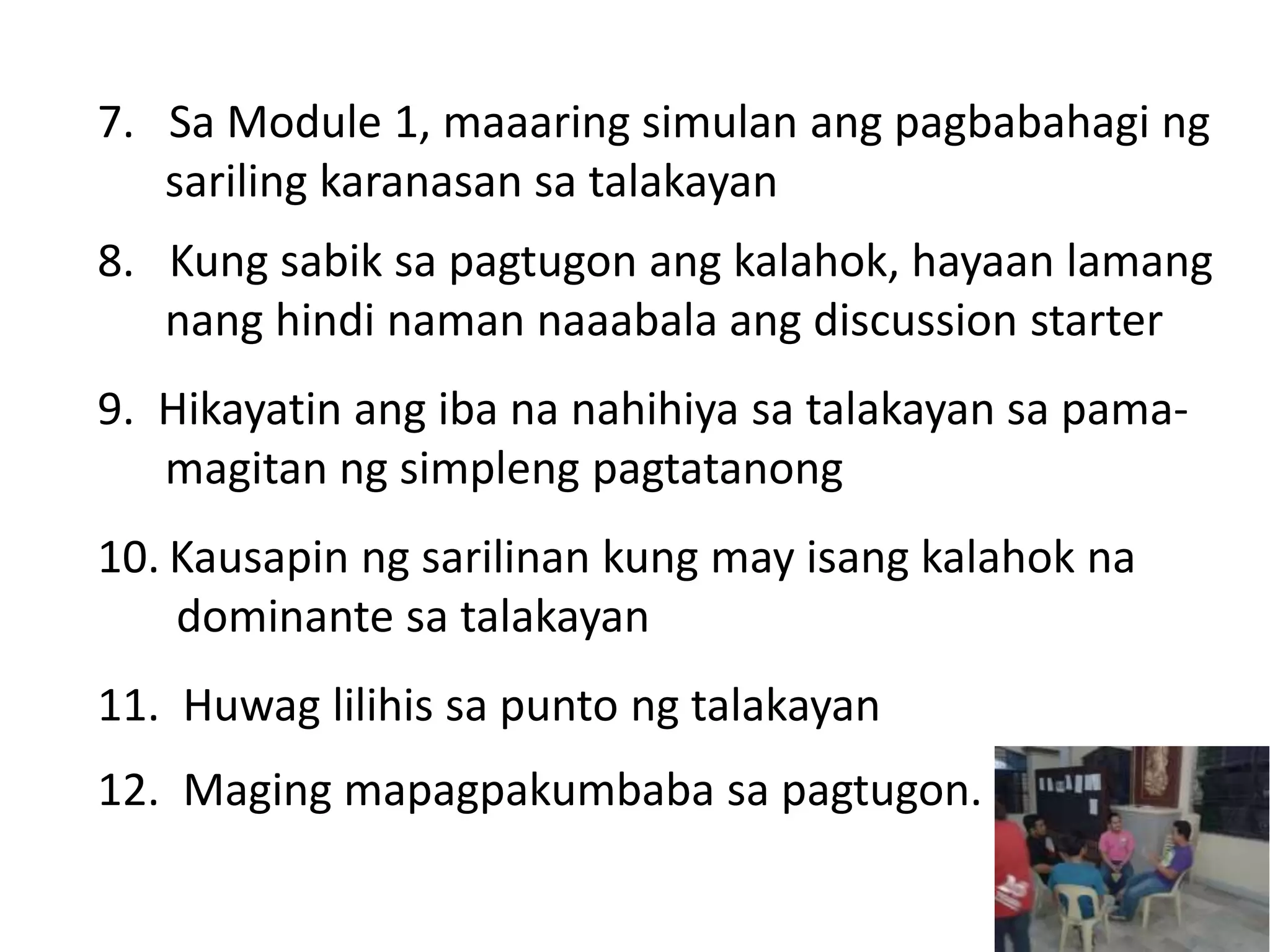 Talk 3 clp training | PPTX