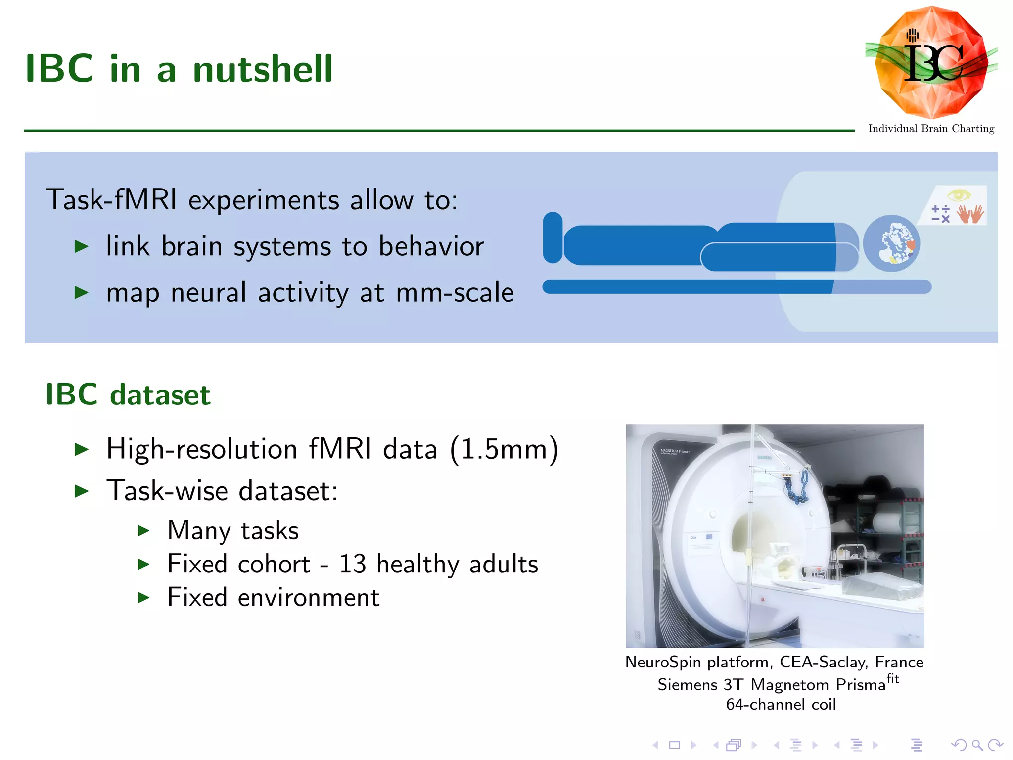 Individual Brain Charting, a high-resolution fMRI dataset for cognitive ...