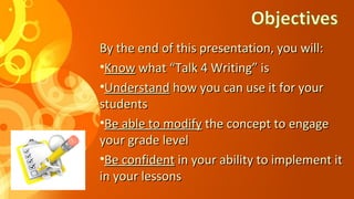 Talk 4 writing | PPT