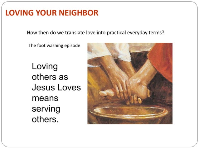 LOVING YOUR NEIGHBOR | PPTX