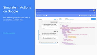 Your First Assistant App with DialogFlow + Firebase | PDF