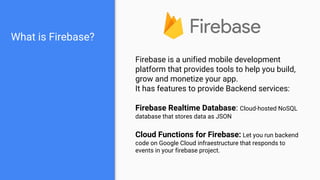 Your First Assistant App with DialogFlow + Firebase | PDF