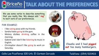 TALK ABOUT THE PREFERENCES - MODAL OF ABILITY.pptx