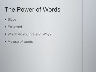 Learn about the Enslaved Community at a Central VA Plantation | PPTX