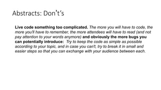 In Search Of The Perfect Conference Abstract | PPT