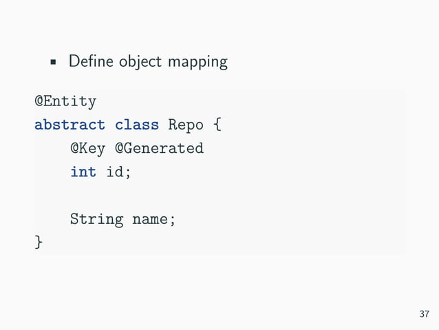 Android Data Persistence | PPT