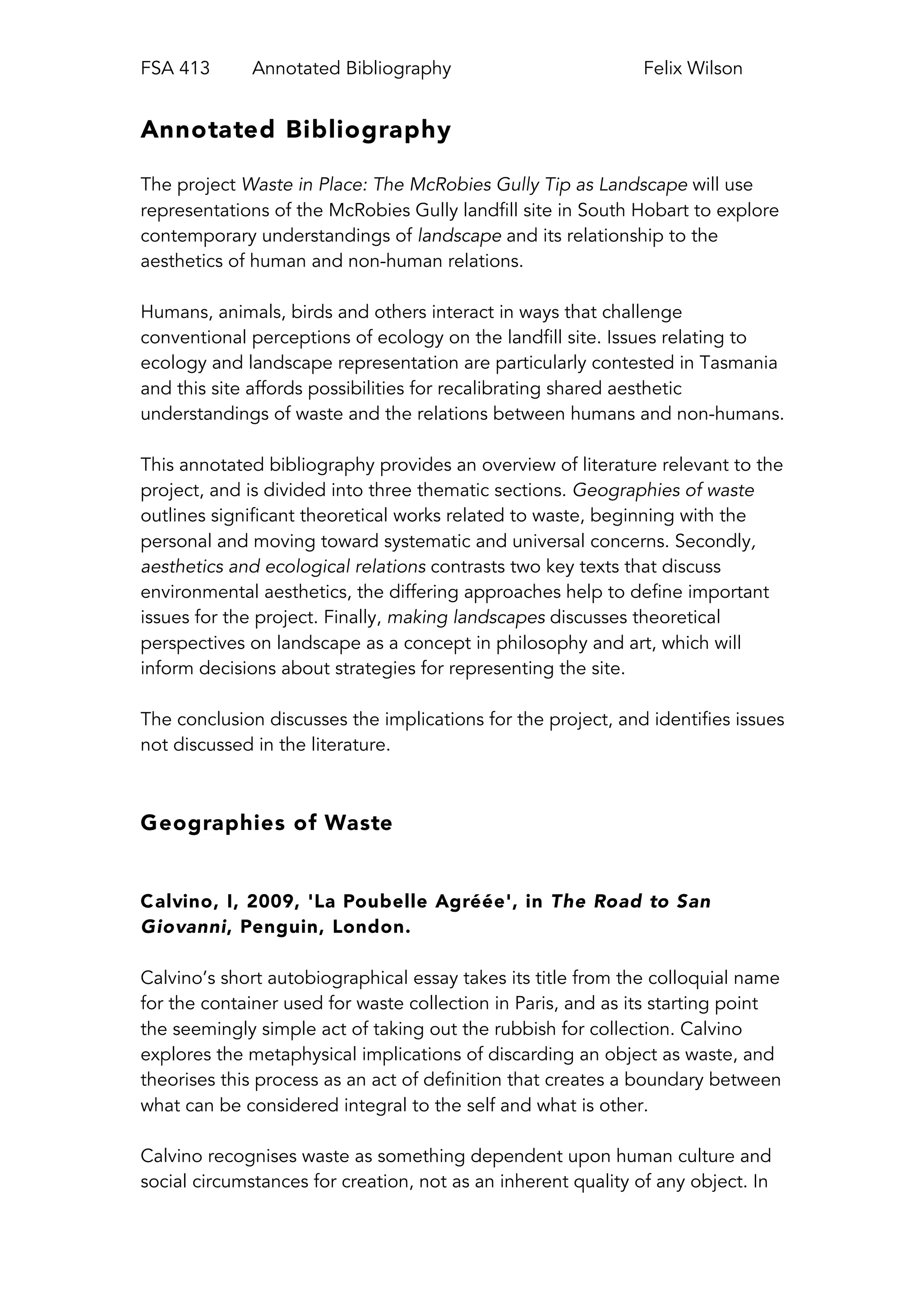 Annotated Bibliography | PDF