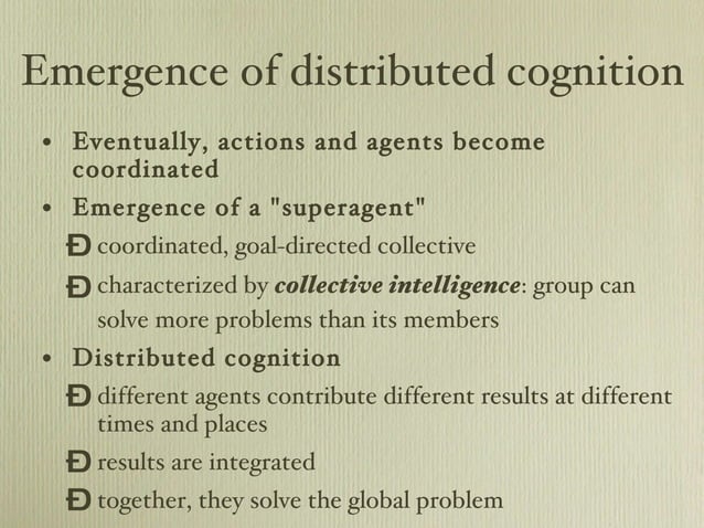 Words, Memes and Collective Intelligence: the emergence of distributed cognition | PPT ...