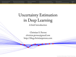 Uncertainty Estimation in Deep Learning | PPT