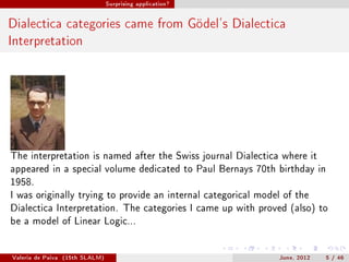 Dialectica Categories Surprising Application: Cardinalities of the ...