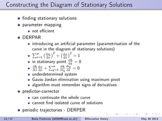 Gradient Dynamical Systems, Bifurcation Theory, Numerical Methods and Applications | PDF