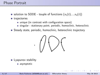 Gradient Dynamical Systems, Bifurcation Theory, Numerical Methods and Applications | PDF