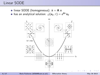 Gradient Dynamical Systems, Bifurcation Theory, Numerical Methods and Applications | PDF