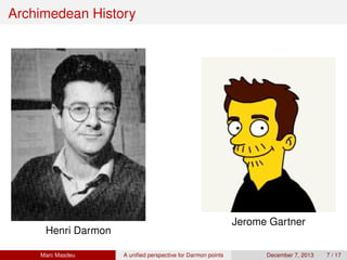 A Unified Perspective for Darmon Points | PPT