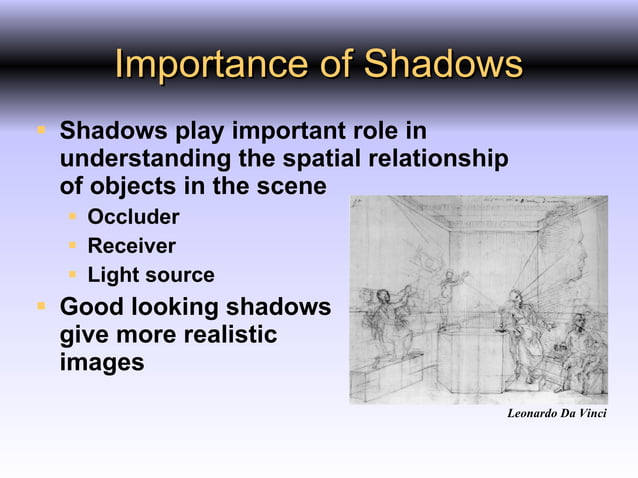 Shadow Techniques for Real-Time and Interactive Applications | PPT | 3 ...