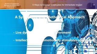 Workforce Engagement Management Masterclass: 5 Ways to Engage Employees ...