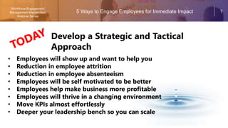 Workforce Engagement Management Masterclass: 5 Ways to Engage Employees ...