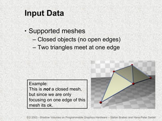 Shadow Volumes on Programmable Graphics Hardware | PPT