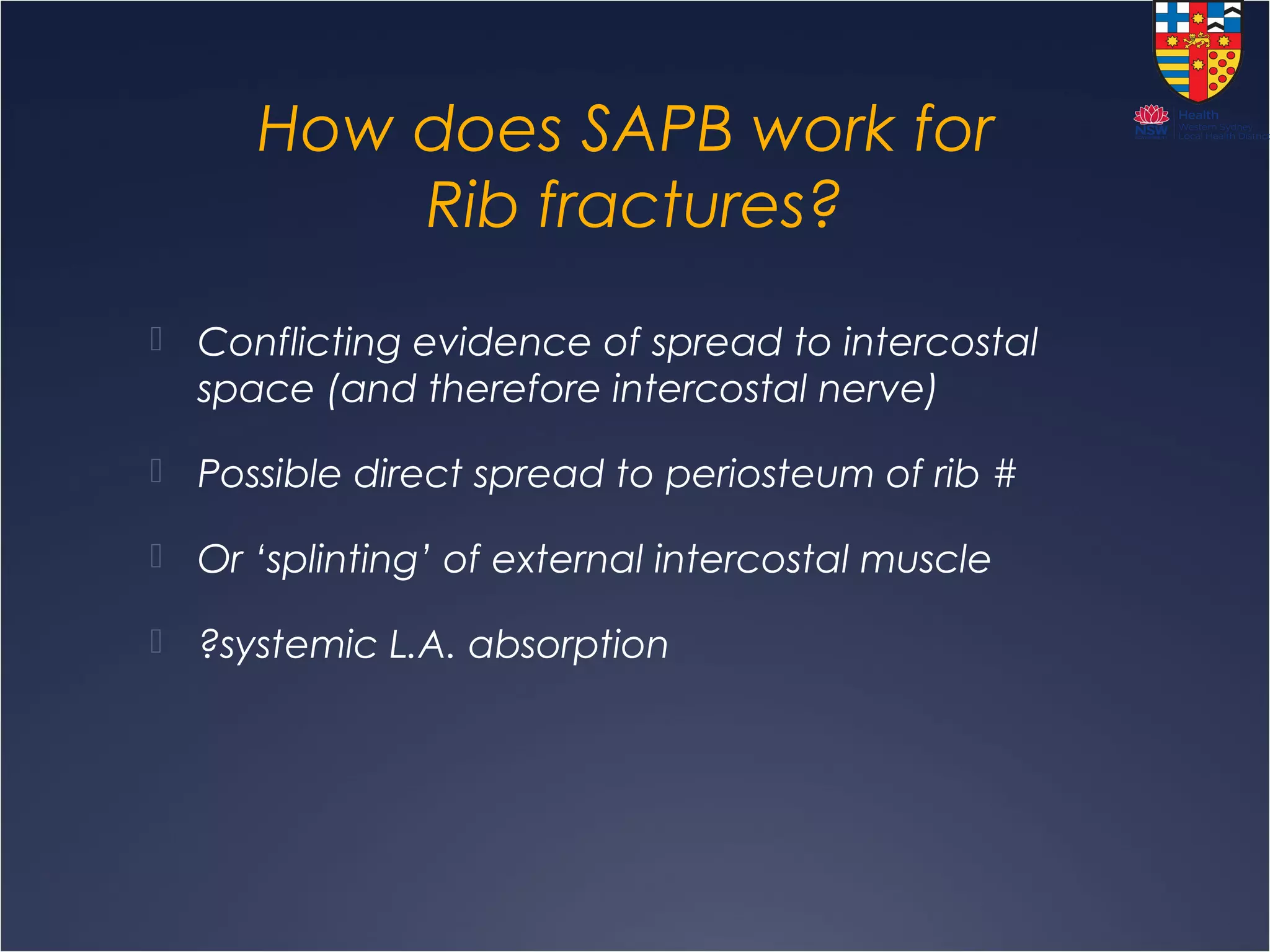 Serratus Anterior Plane Block | PPT