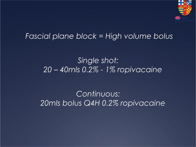 Serratus Anterior Plane Block | PPT