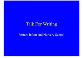Talk For Writing | PPT
