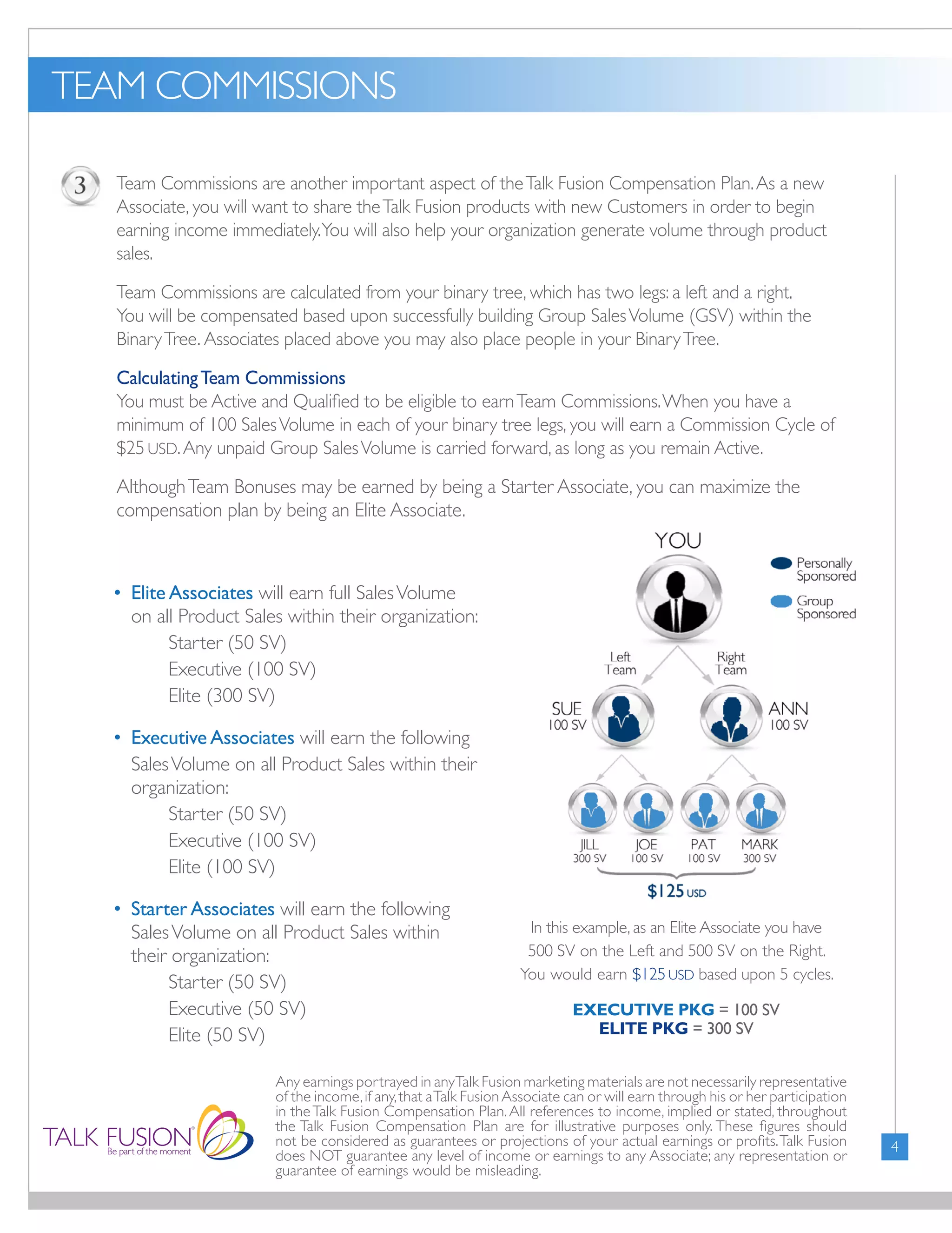 TALKFUSION COMPENSATION PLAN AWESOME | PDF