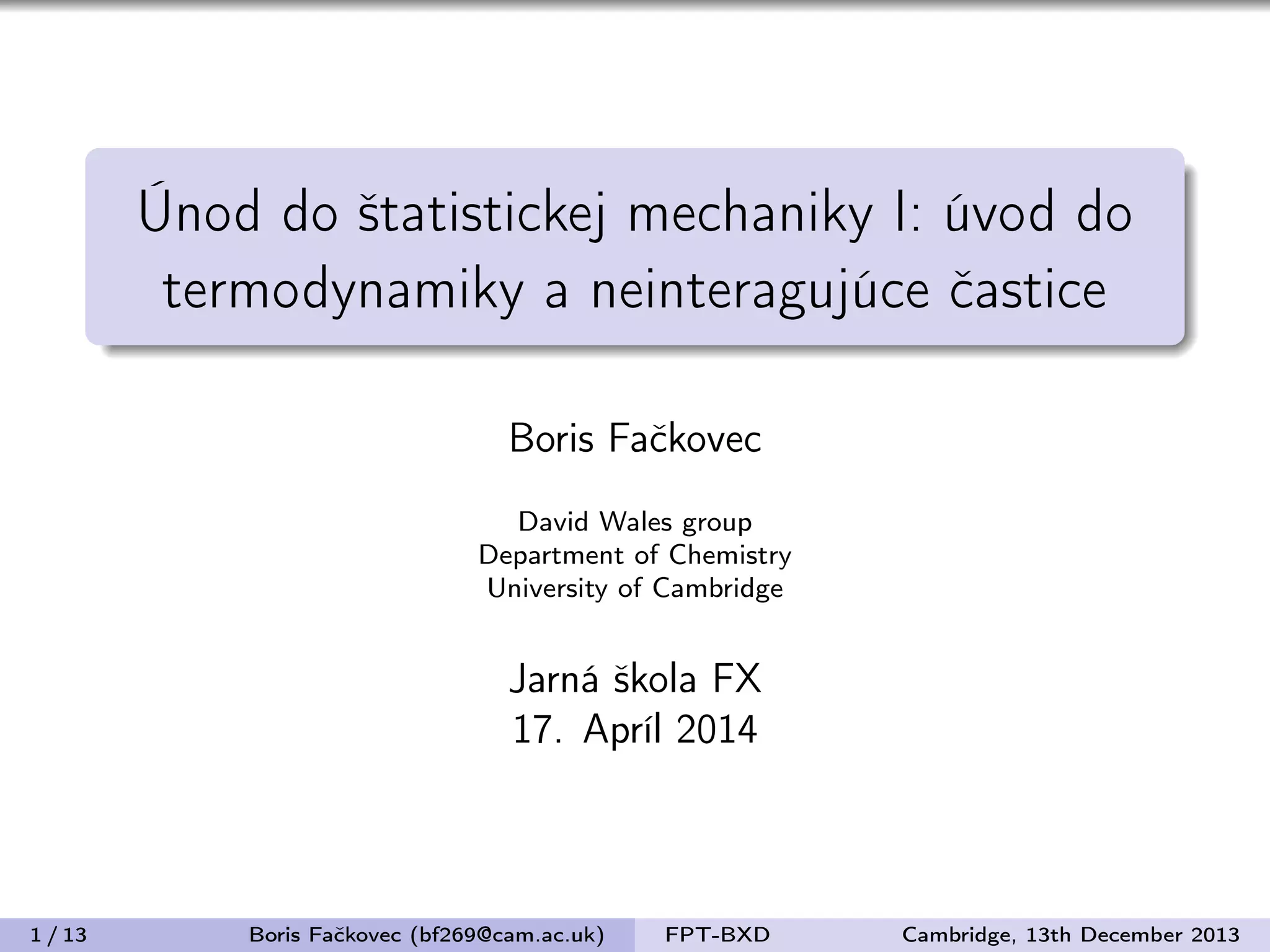 Introduction to statistical mechanics | PDF