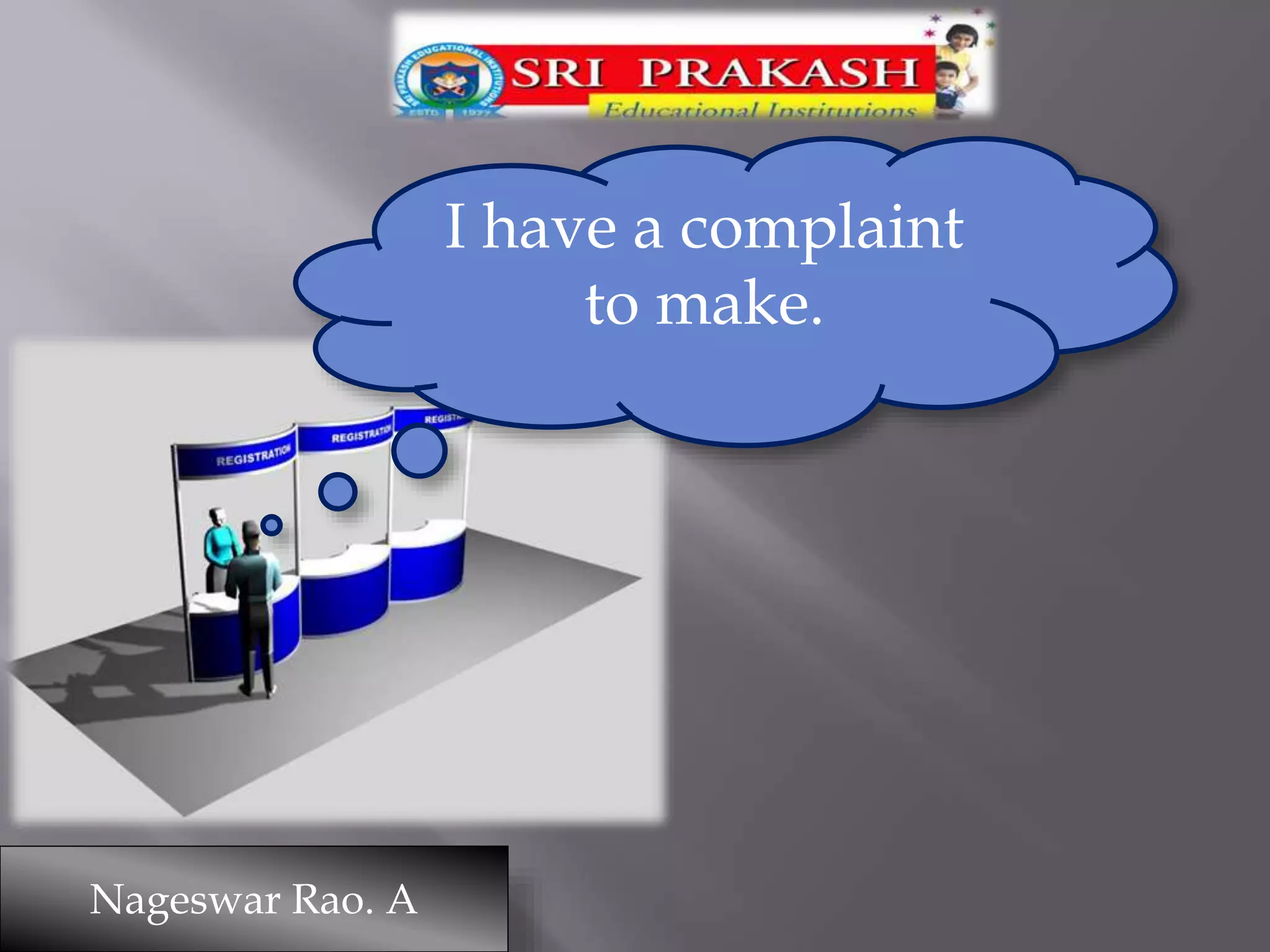 Talking about complaints. | PPT