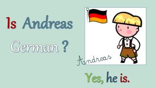 Talking about countries and nationalities : English Language | PDF