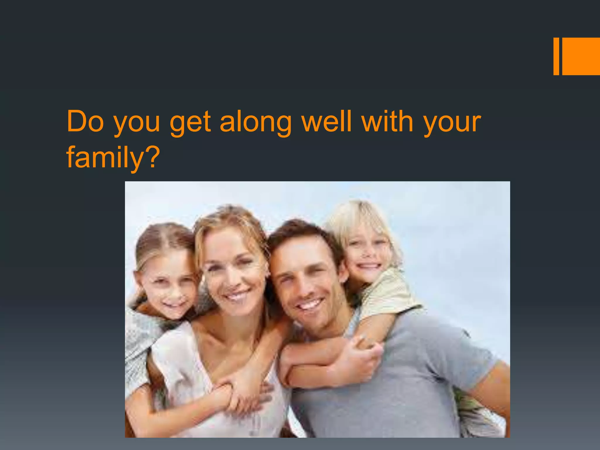 Talking about family | PPTX