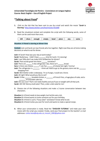 Talking about food (project).ppt