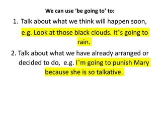 talking about FUTURE PLANS in ENGLISH..ppt