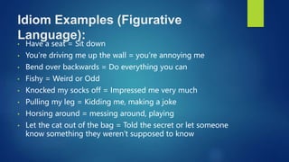 Talking about Idioms in IELTS Practicess | PPTX