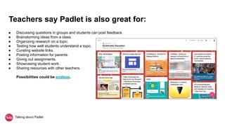 Talking about Padlet: Presented at Imagine Learning (pka Twig Education ...