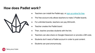 Talking about Padlet: Presented at Imagine Learning (pka Twig Education ...
