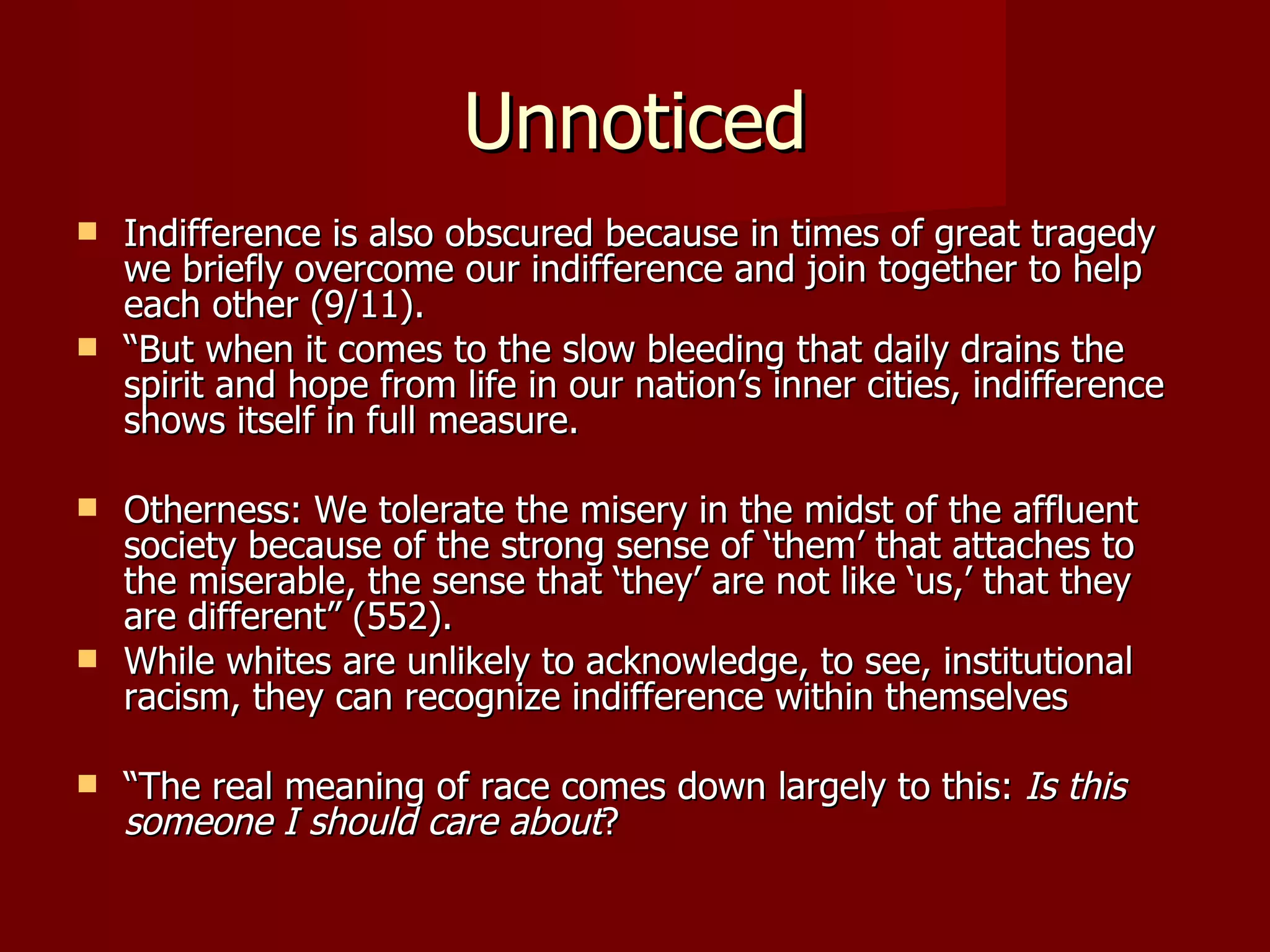 Talking about racism | PPT