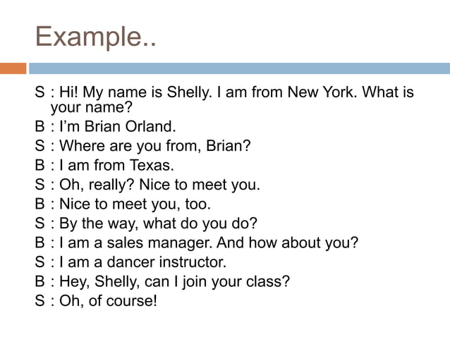 Talking about self PPT | PPTX | Careers