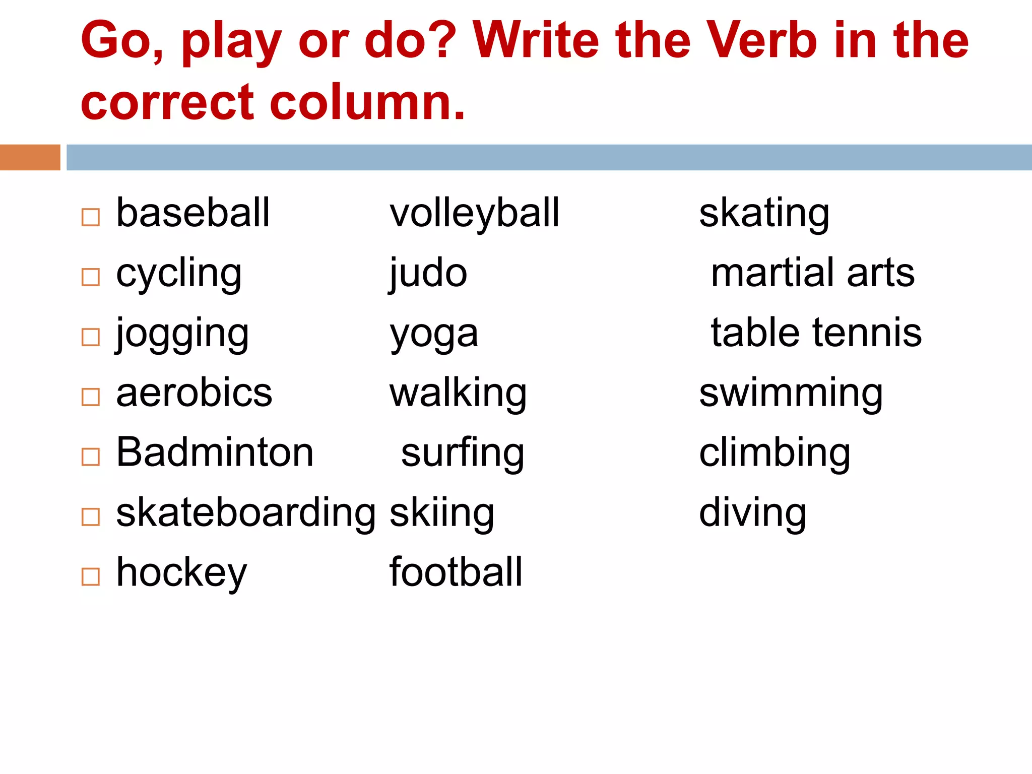 Talking about sports communication 1 | PPTX