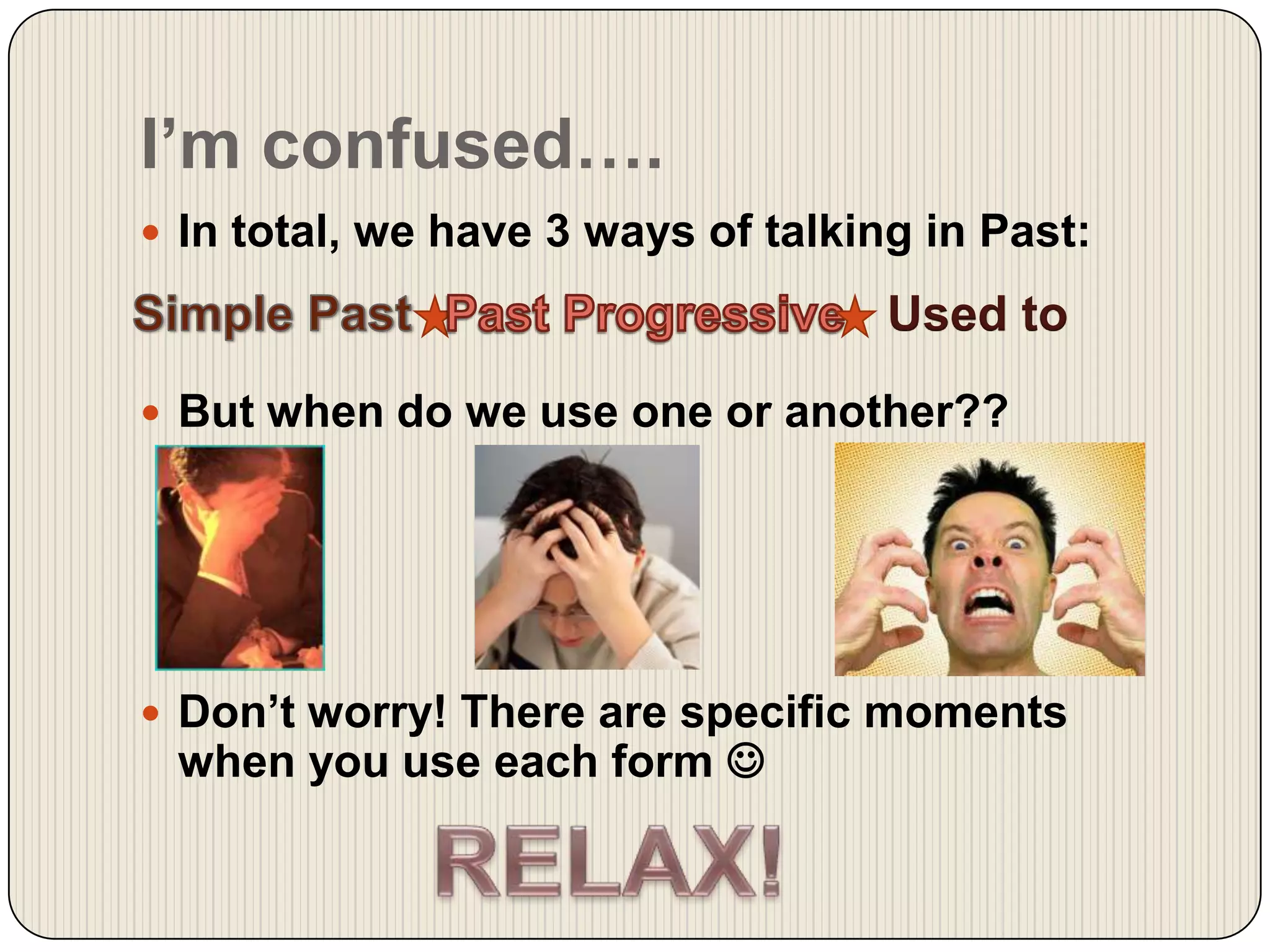 Talking about the past | PPTX