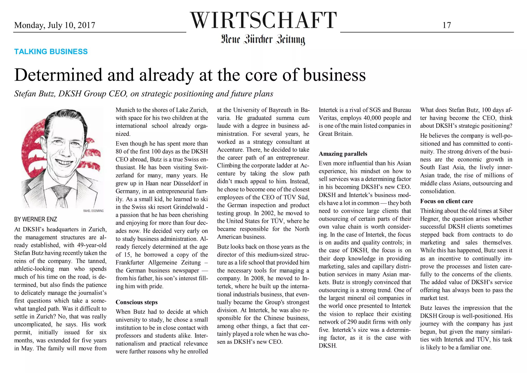 NZZ Interview with Stefan Butz | PPT