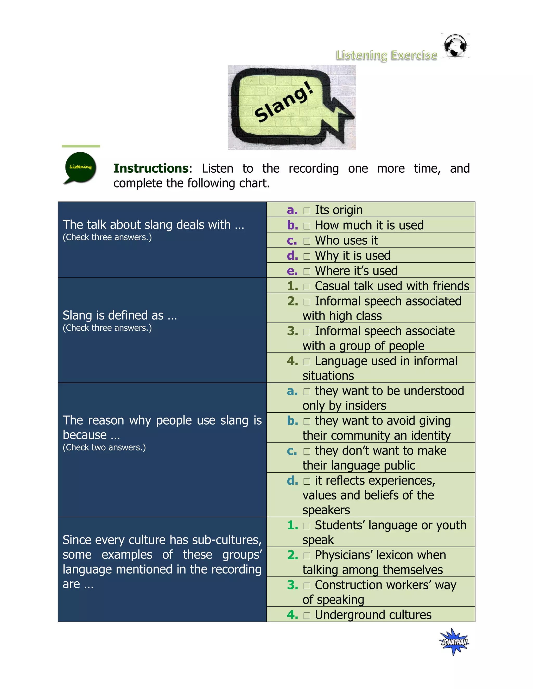 Talking Cool (Slang) | PDF