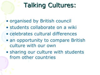 Talking cultures.ppt za HUPE | PPT